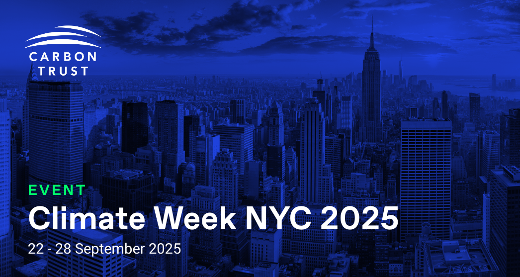 The Carbon Trust at Climate Week New York City 2025